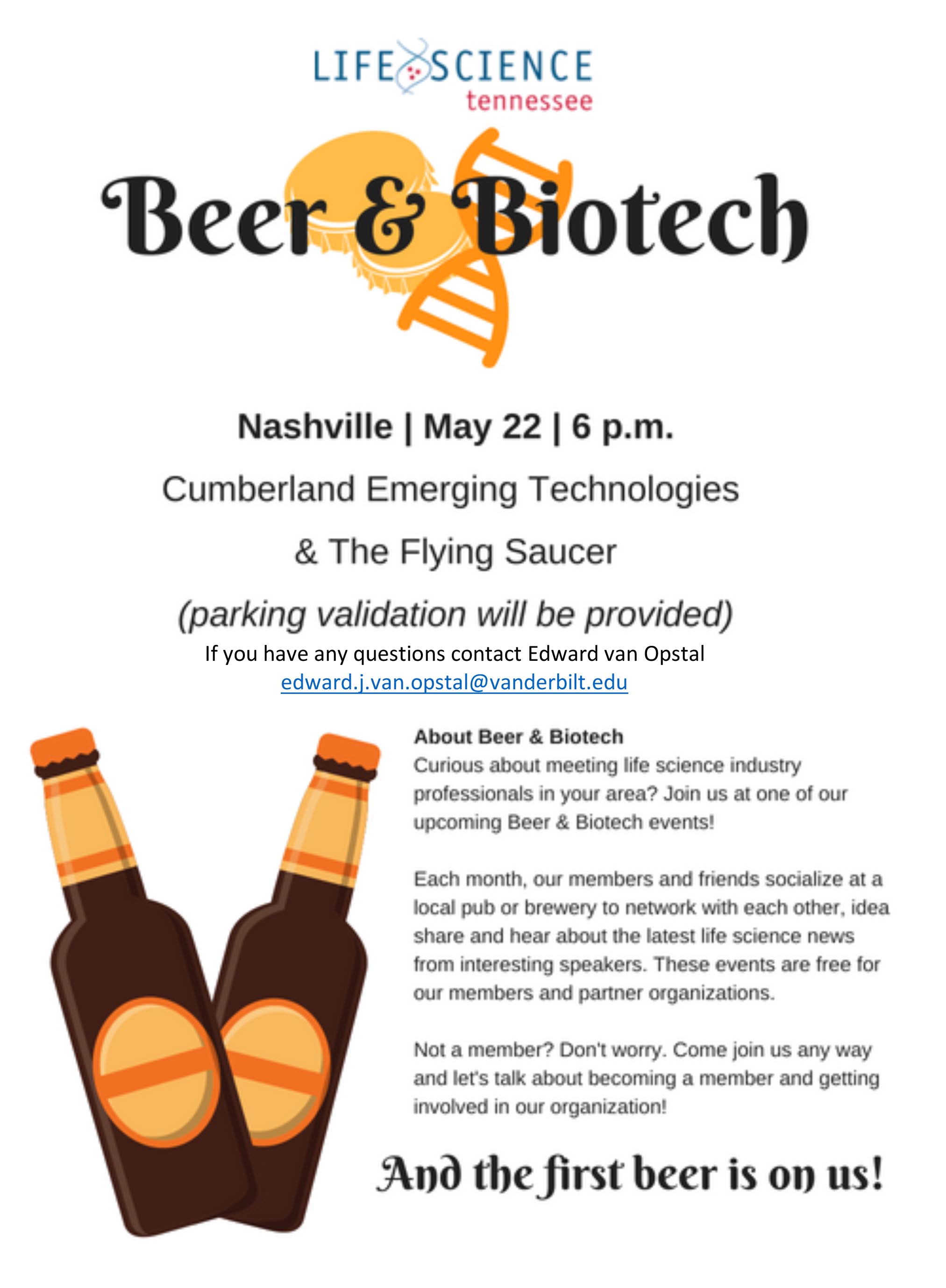 Life Science Tennessee Beer & Biotech, May 22nd | BRET Career ...